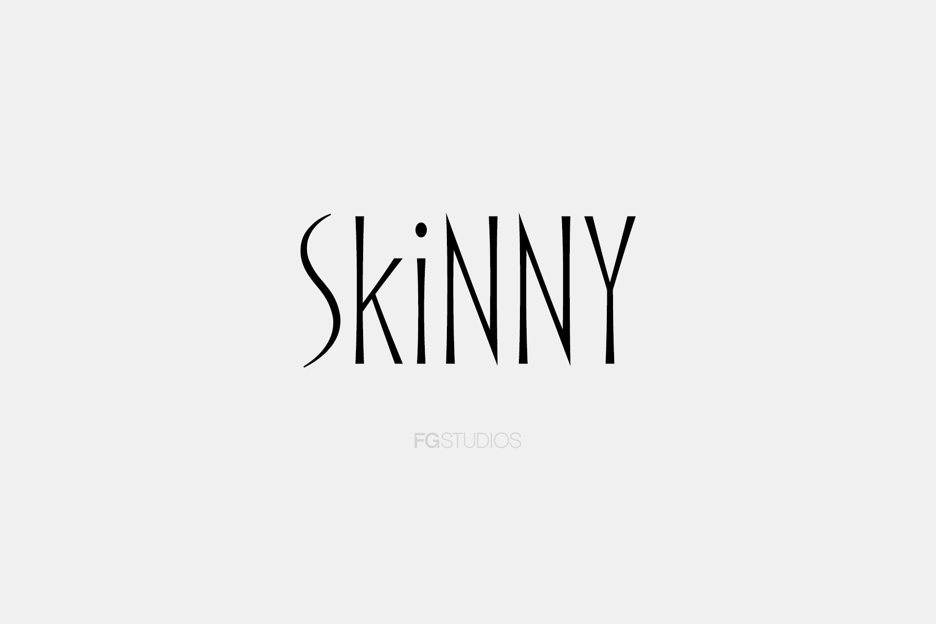 Skinny Pro Font - FG Studios