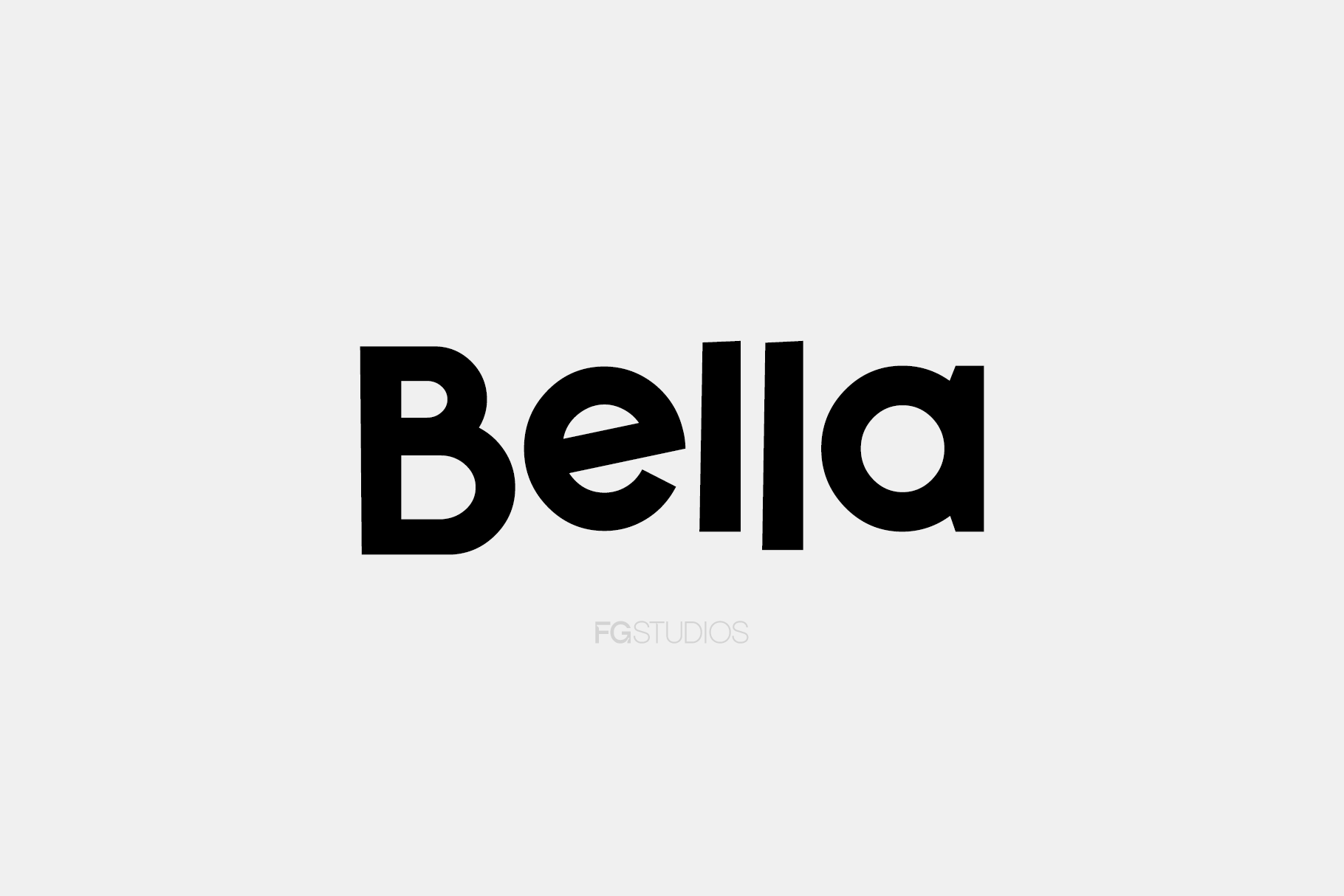 Bella Pro Font - FG Studios
