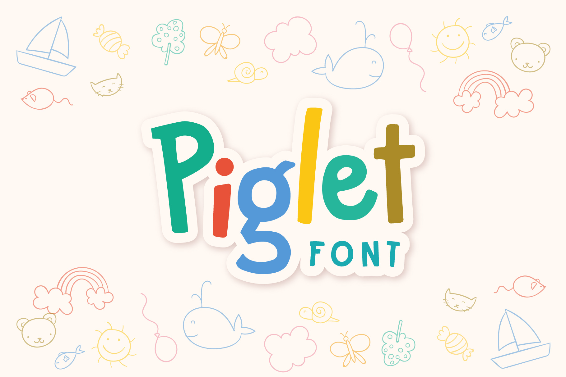 Piglet Pro Font - FG Studios