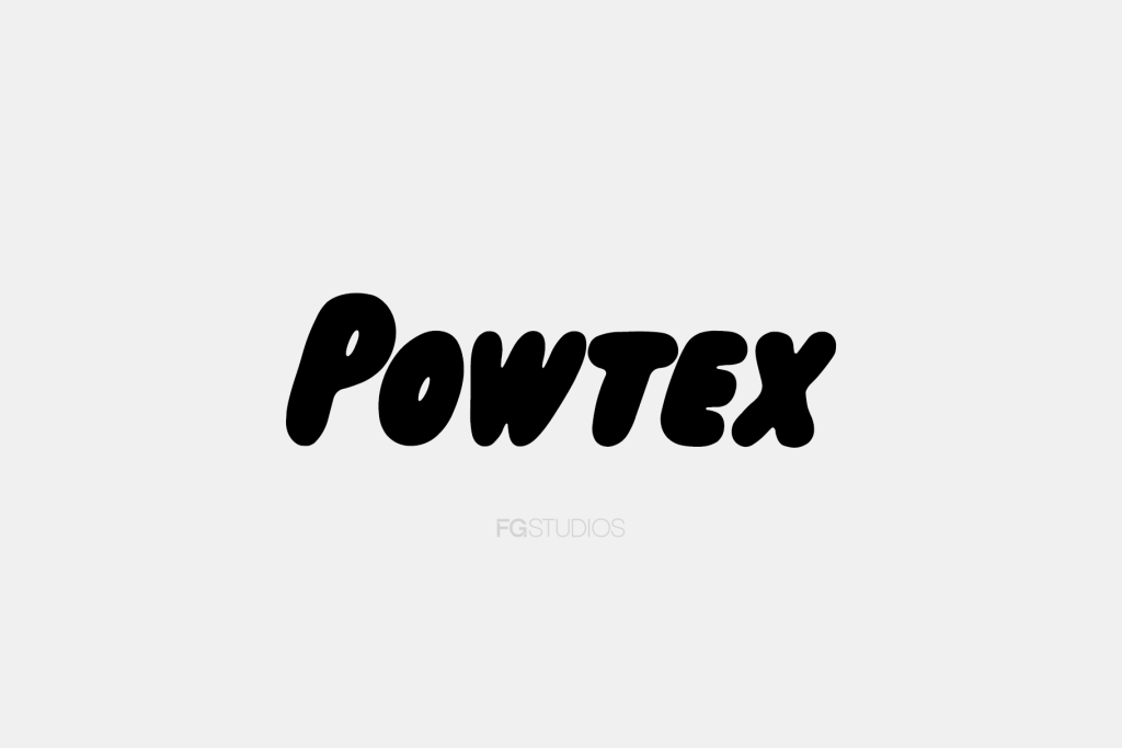 Powtex Pro Font - FG Studios