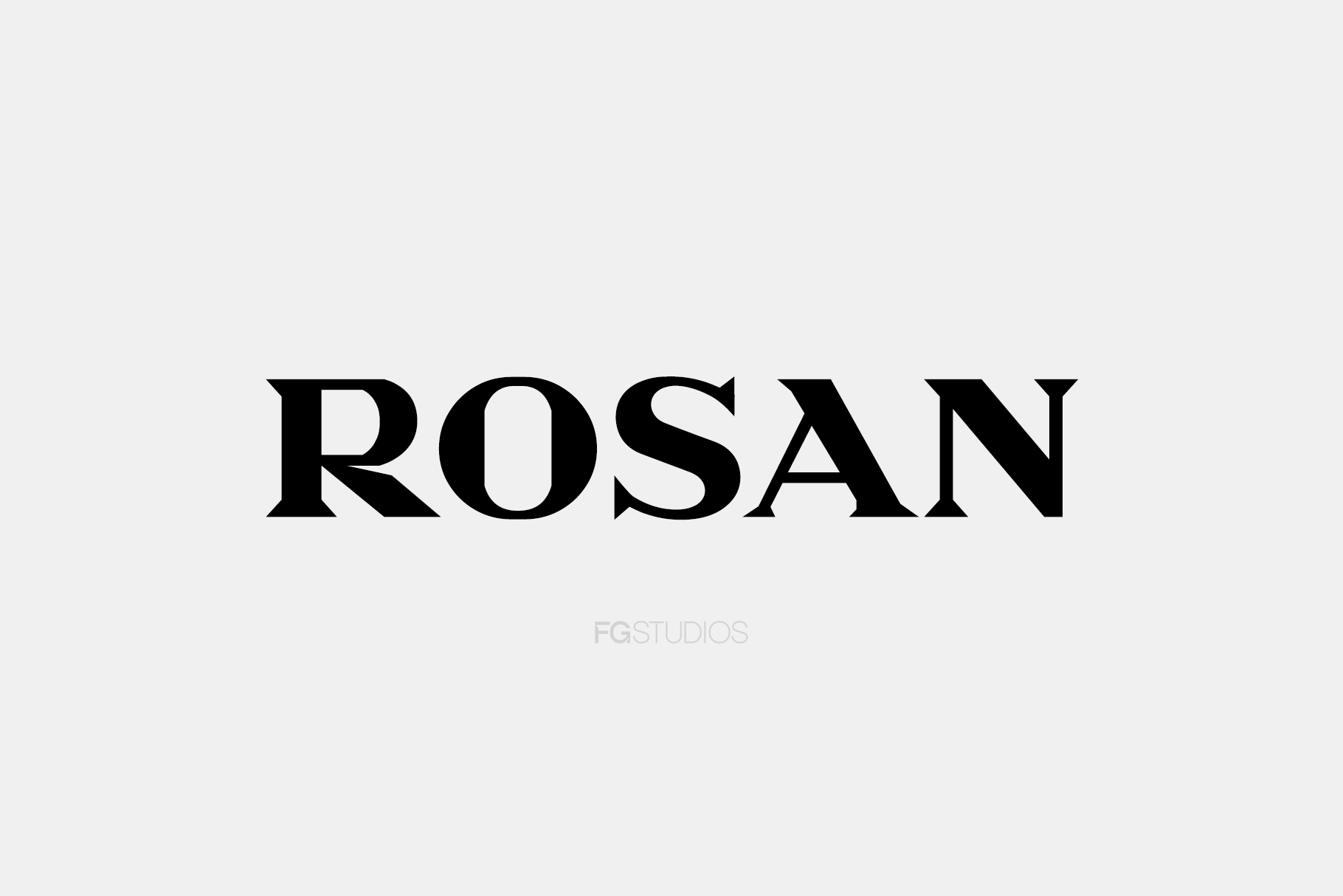 Rosan Pro Font - FG Studios