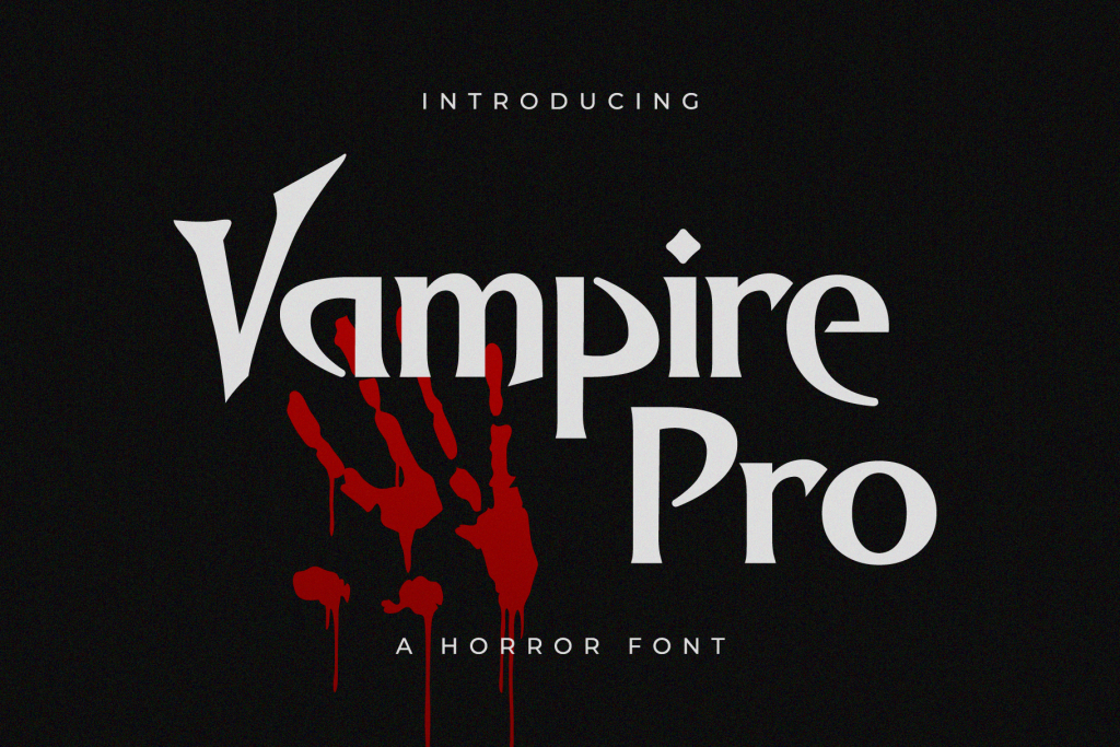 Vampire Pro Font - FG Studios